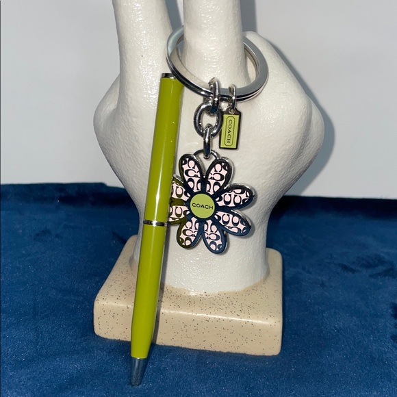 Coach | Accessories | Coach Daisy Key Fob Wcoach Pen | Poshmark